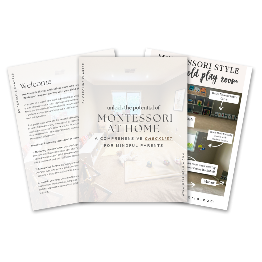 Montessori at Home - Raising Aria